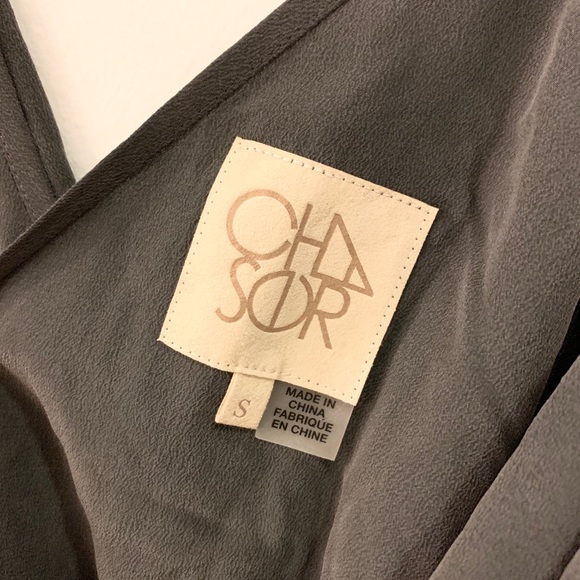 Chaser | Dresses | Silk Chaser Dress With Pockets | Poshmark